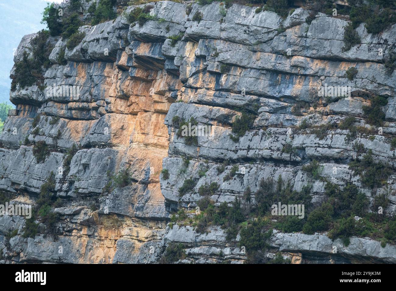 Natural Cave Formation Nestled within the Limestone Cliffs of the ...