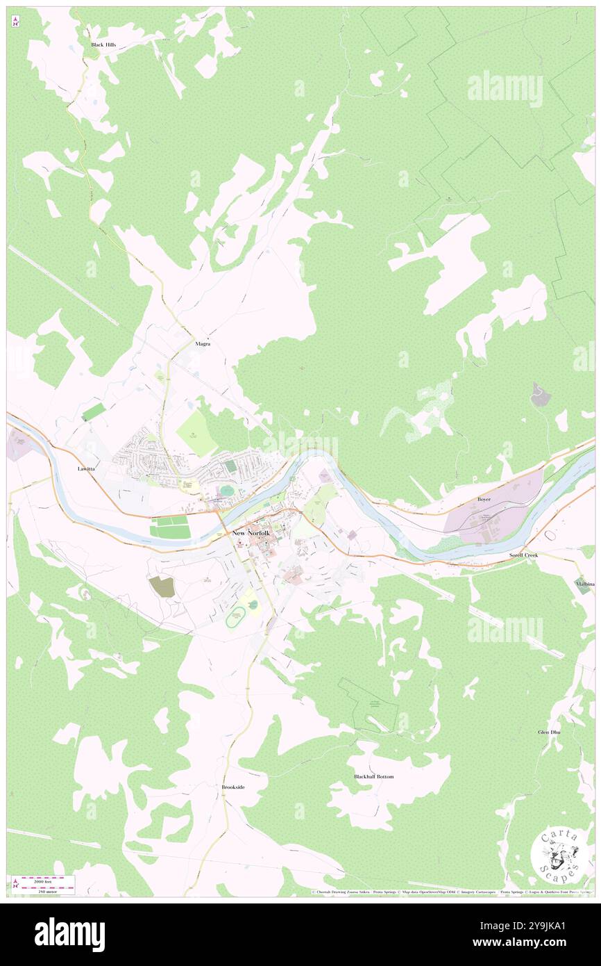 Tynwald Park, , AU, Australia, Tasmania, S 42 46' 12'', N 147 4' 12 ...