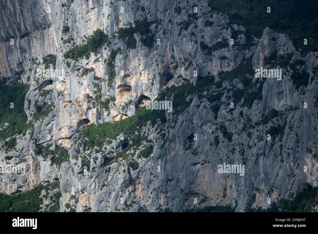 Natural Cave Formation Nestled within the Limestone Cliffs of the ...