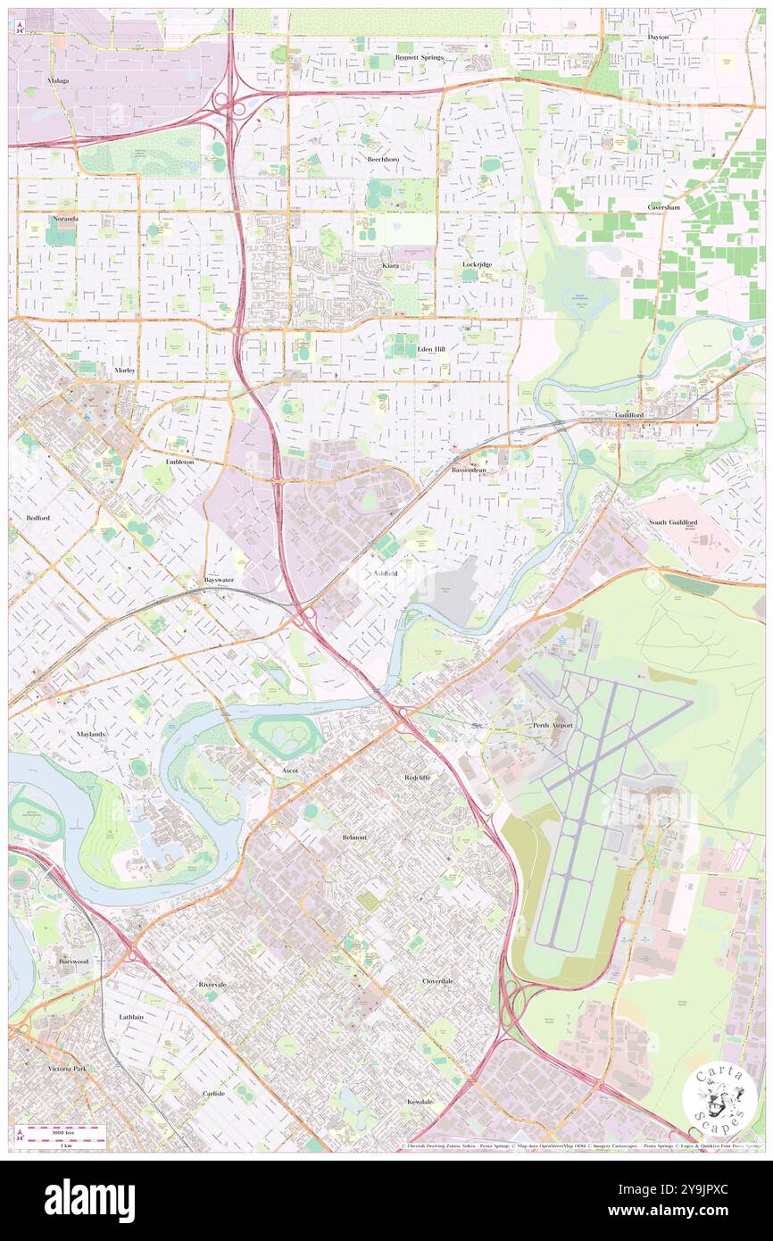 Map of bassendean hi-res stock photography and images - Alamy