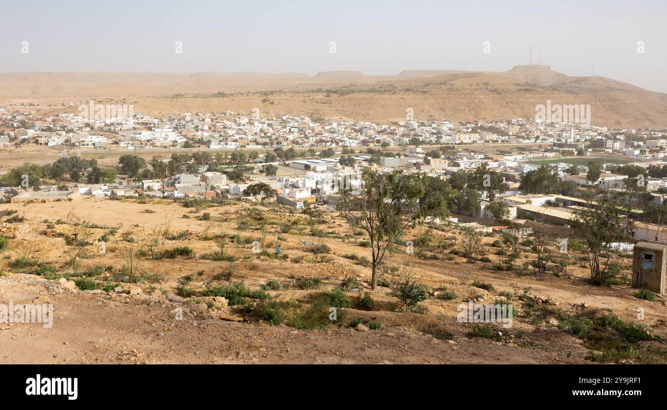 Panorama of Tataouine city in southern Tunisia Stock Photo - Alamy