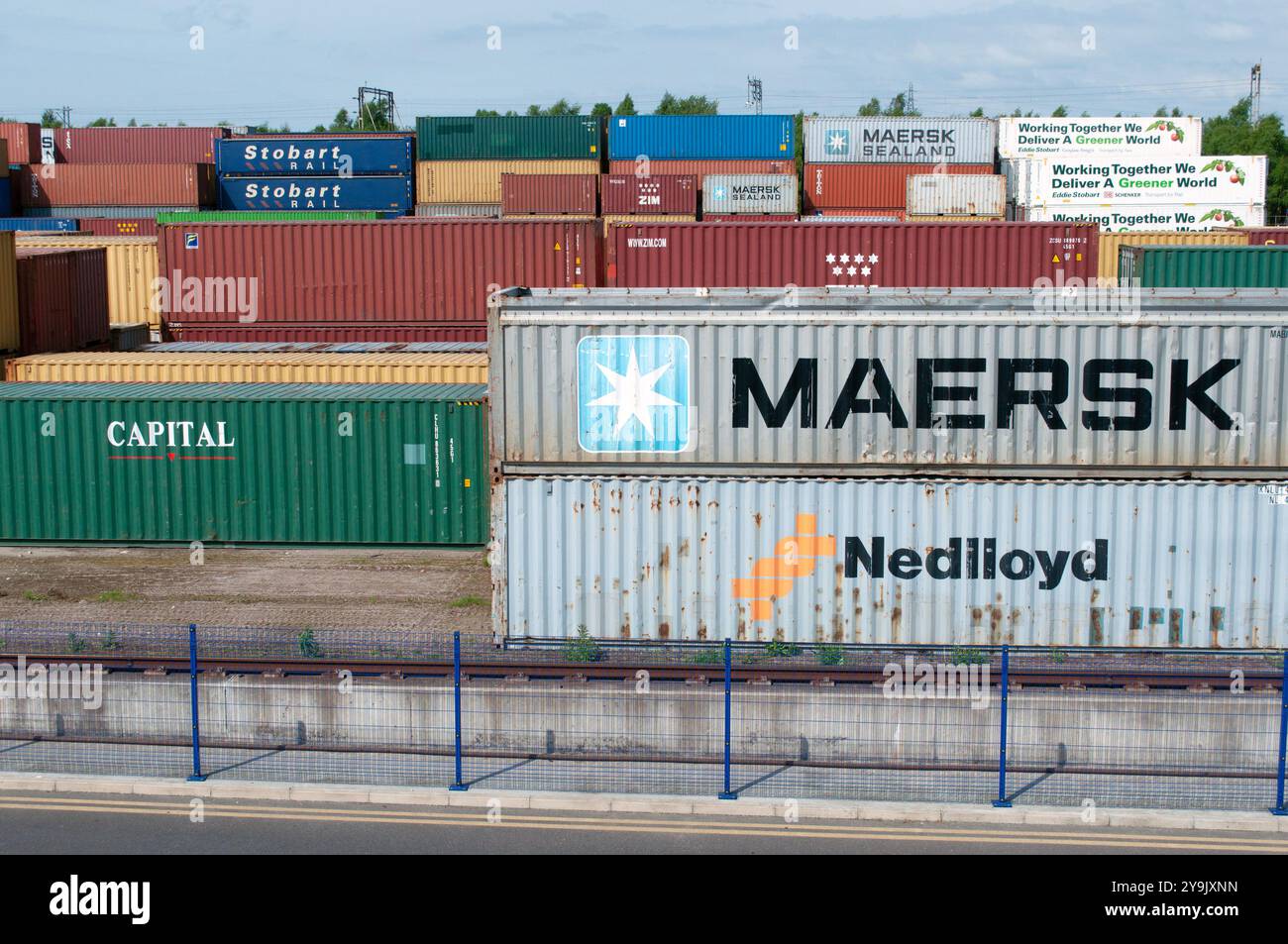Inland container depot hi-res stock photography and images - Alamy