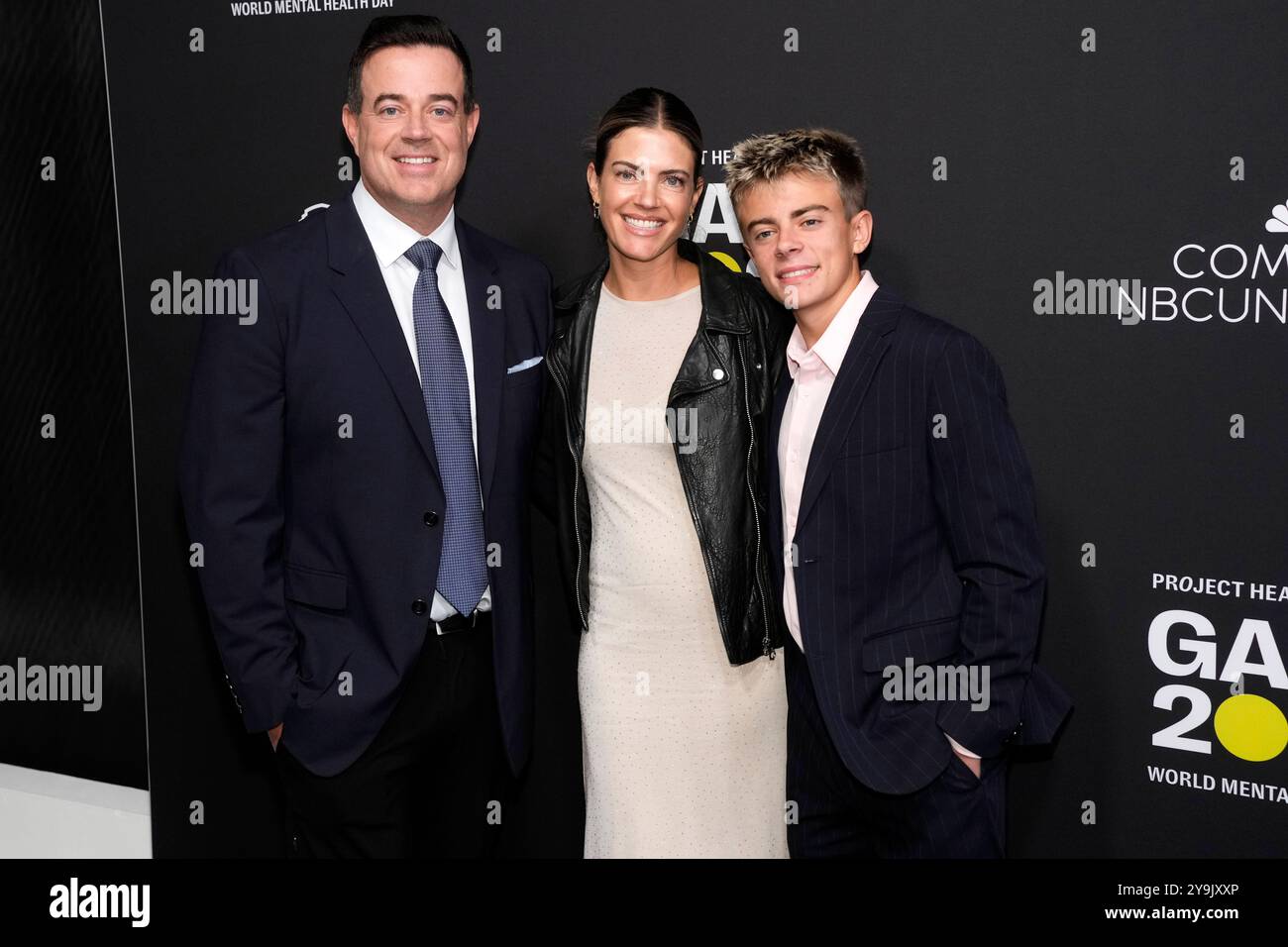 Carson Daly, from left, Siri Pinter and Jackson Daly attend the Project ...