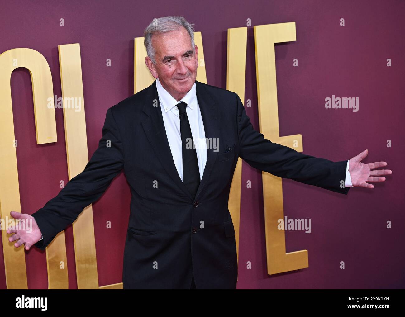 LONDON, ENGLAND: 10th October 2024: Robert Harris attends the "Conclave ...