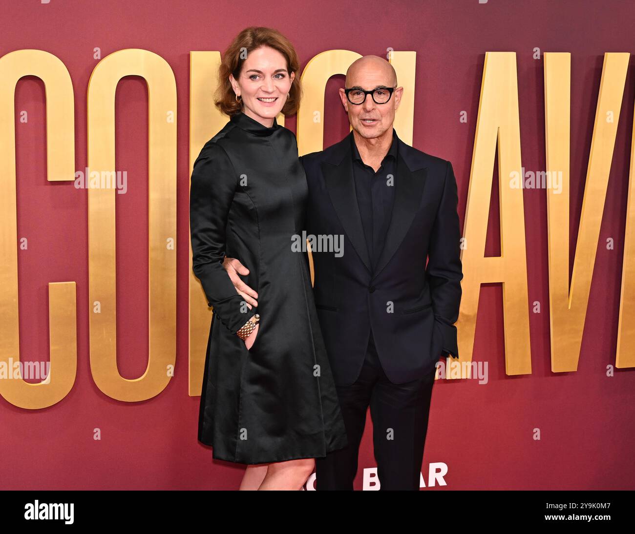 LONDON, ENGLAND: 10th October 2024: Stanley Tucci, Felicity Blunt ...