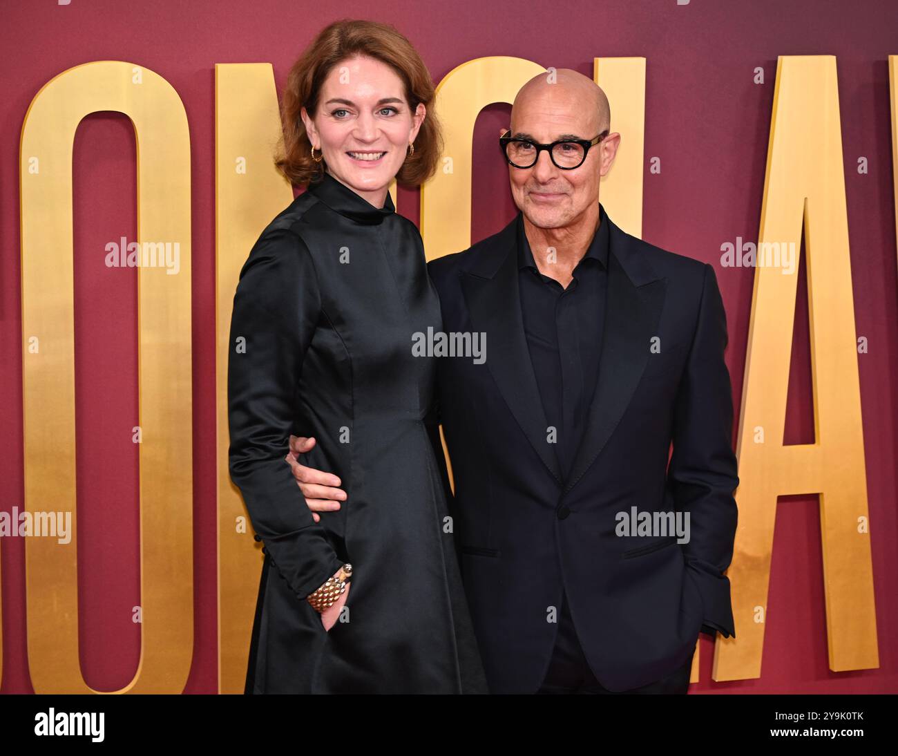 LONDON, ENGLAND: 10th October 2024: Stanley Tucci, Felicity Blunt ...