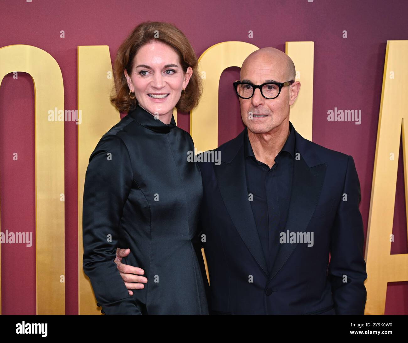 LONDON, ENGLAND: 10th October 2024: Stanley Tucci, Felicity Blunt ...