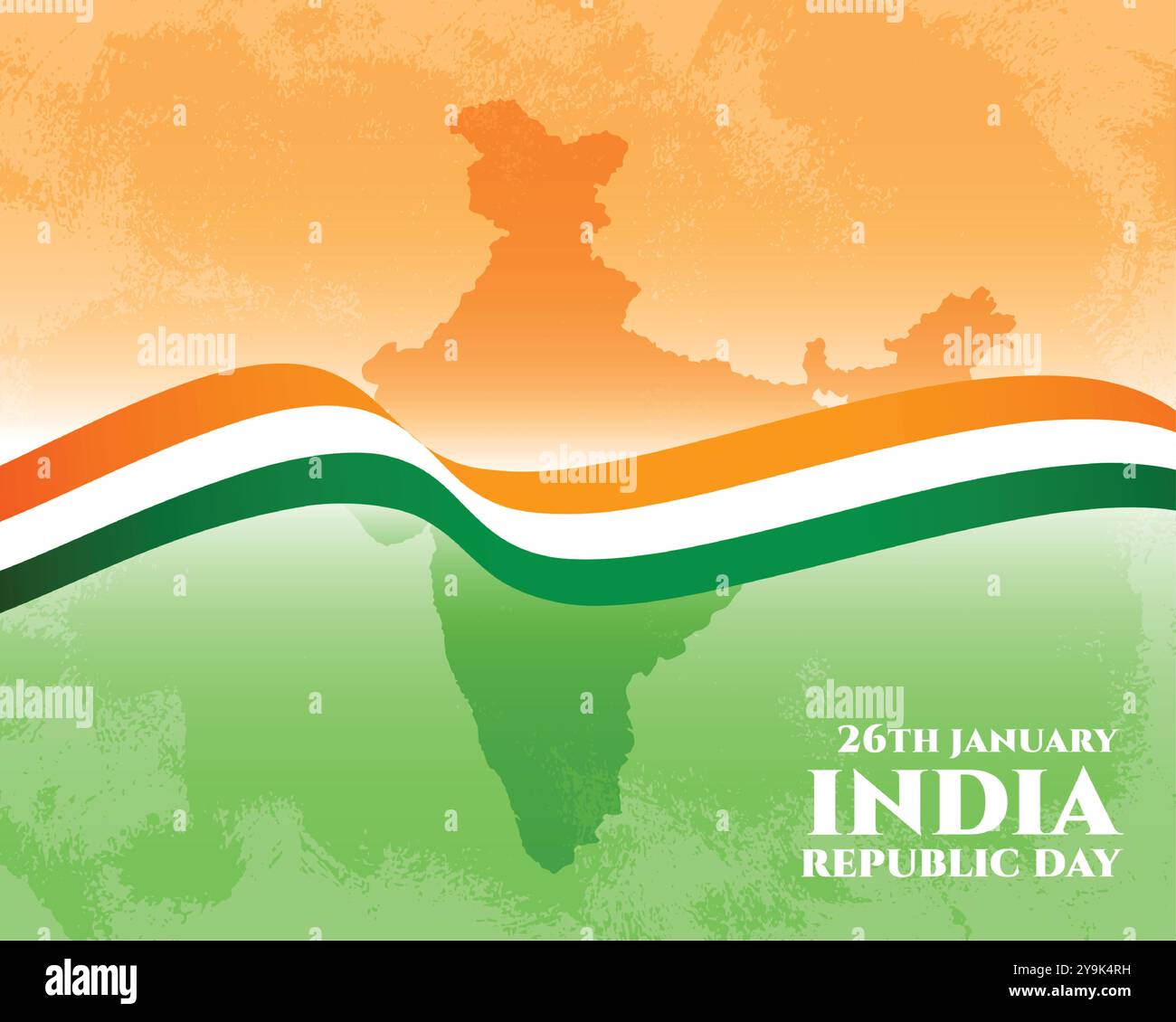 Indian map with flag hi-res stock photography and images - Alamy