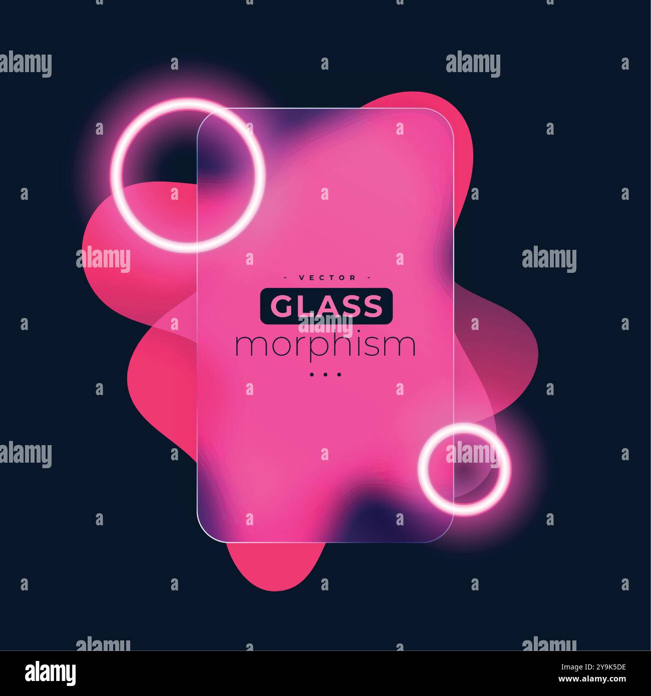 Glass effect gradient Stock Vector Images - Alamy