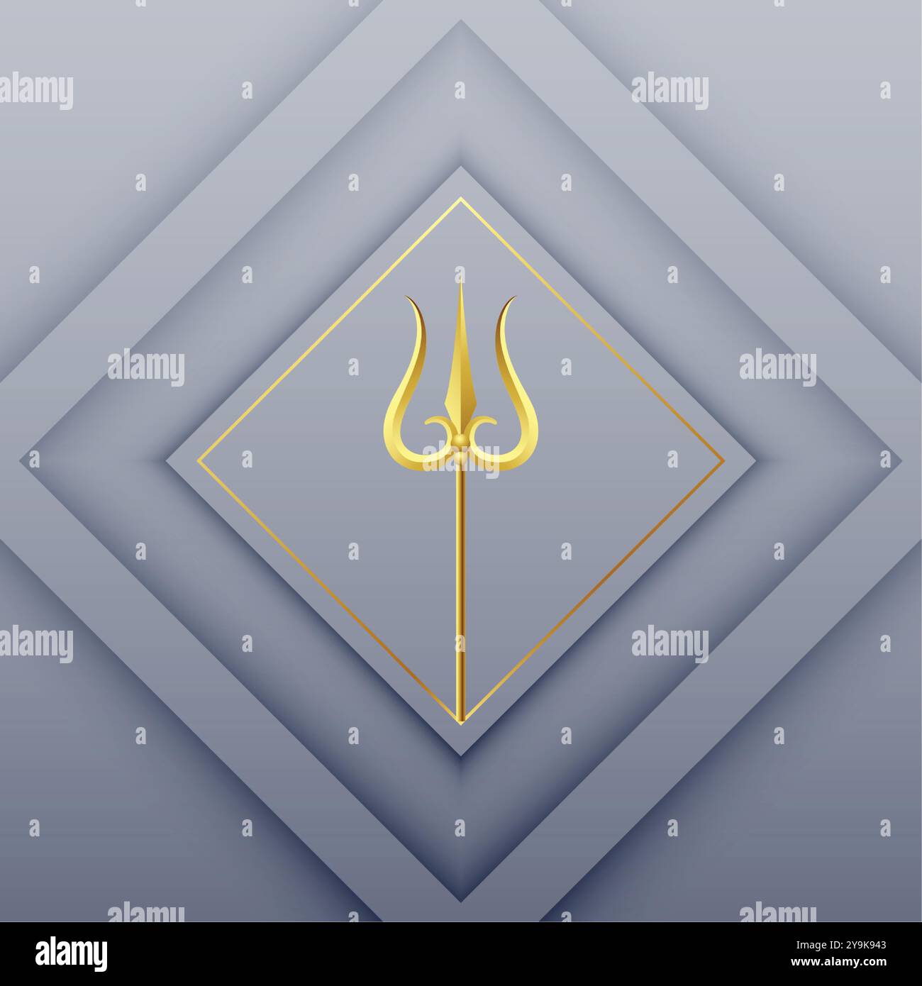 golden trishul weapon of lord shiva background design vector Stock Vector Image & Art - Alamy