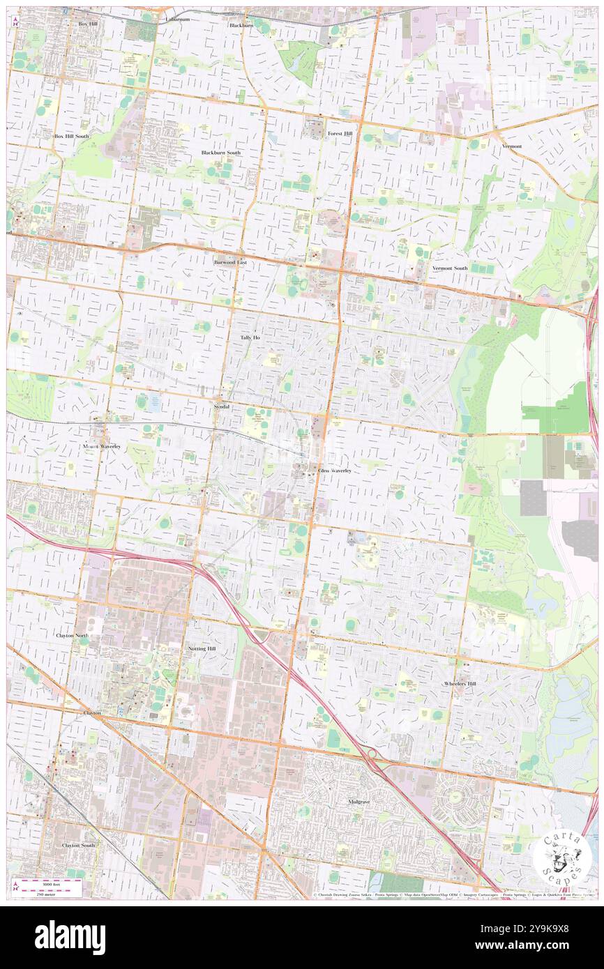 Glen Waverley, Monash, AU, Australia, Victoria, S 37 52' 45'', N 145 9 ...