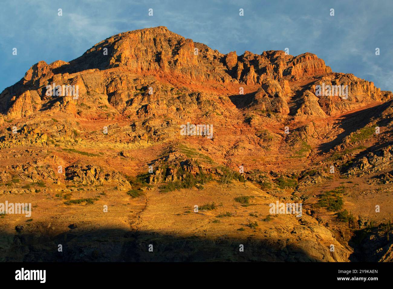 Rising Wolf Mountain, Glacier National Park, Montana Stock Photo - Alamy