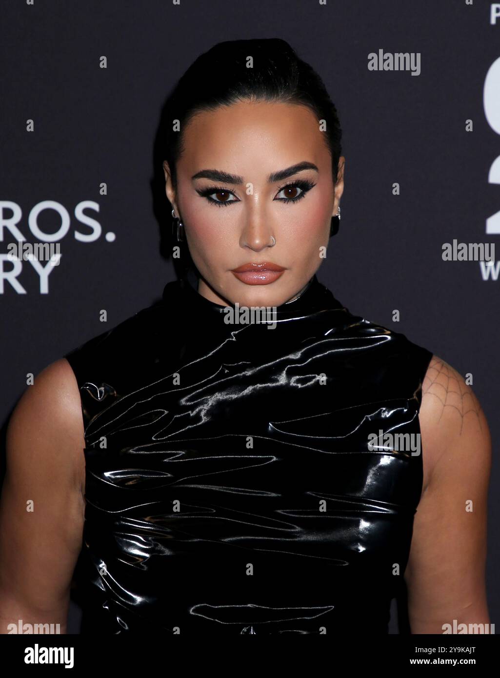 Demi Lovato attending Project Healthy Minds' World Mental Health Day ...