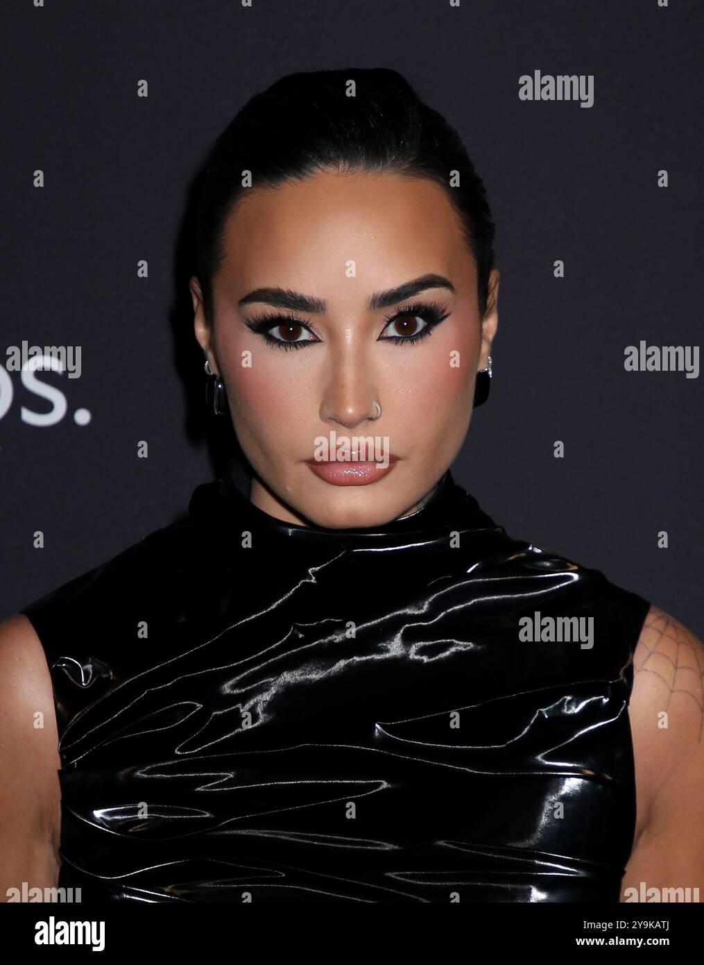 Demi Lovato attending Project Healthy Minds' World Mental Health Day ...