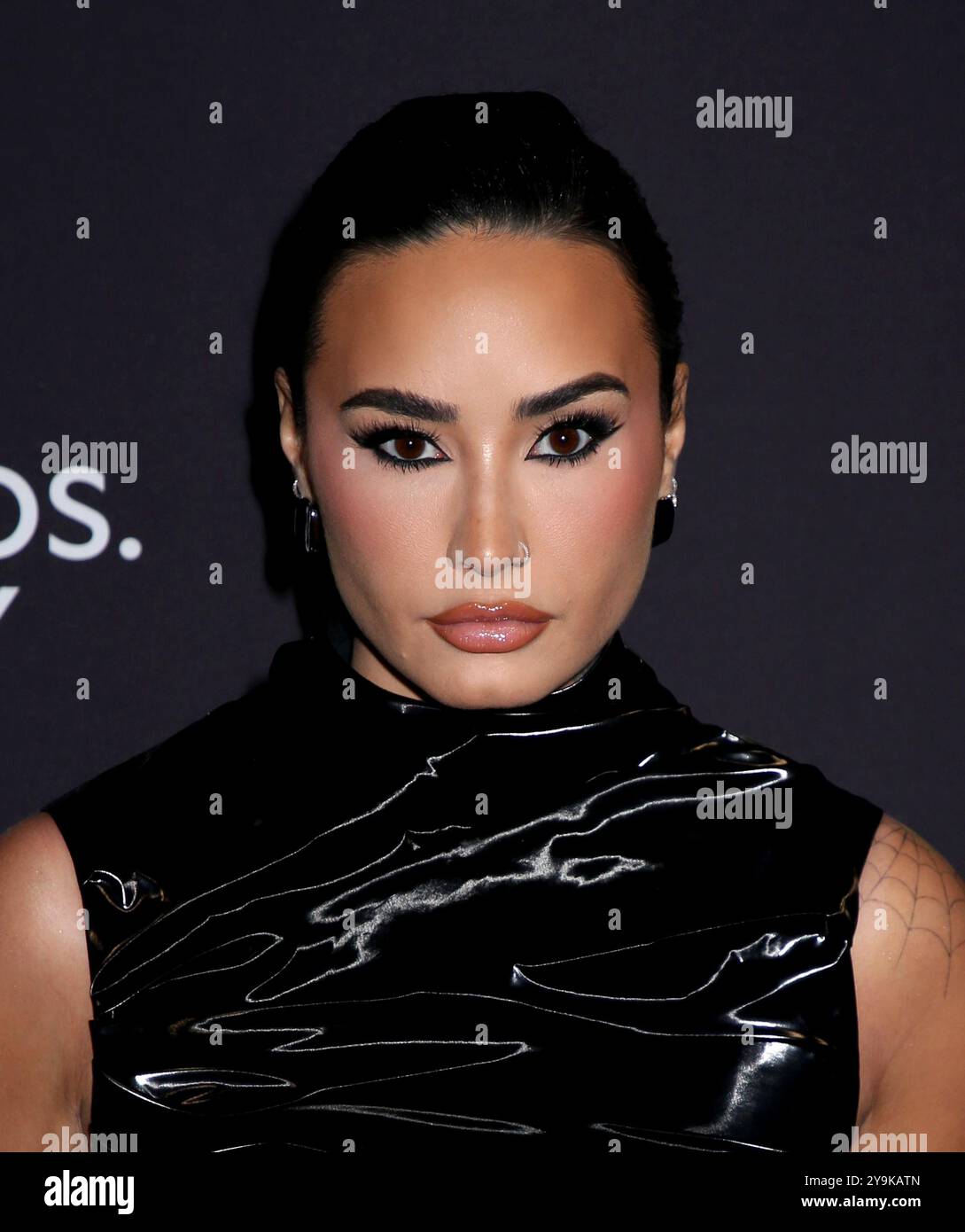 Demi Lovato attending Project Healthy Minds' World Mental Health Day ...