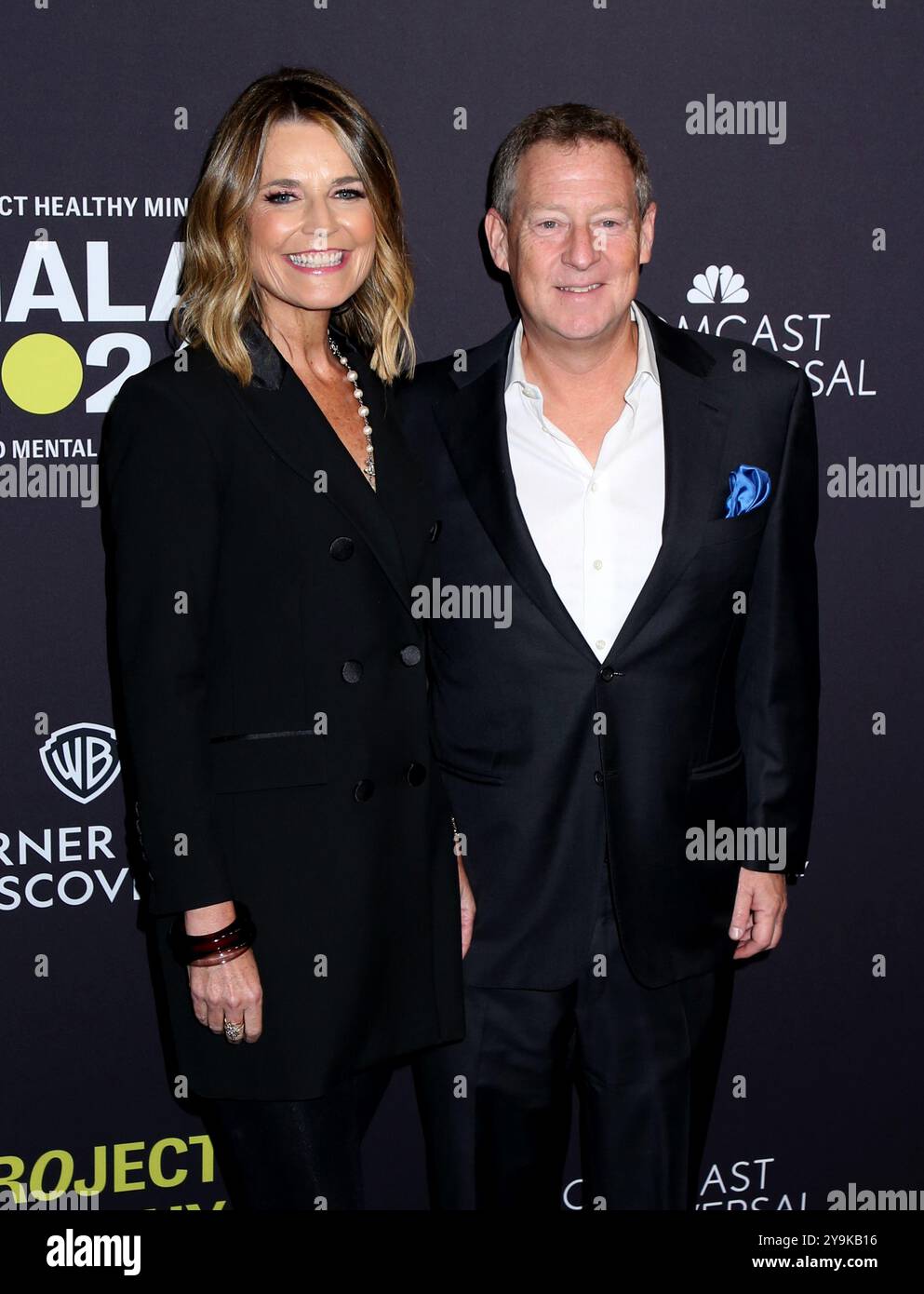 New York City, USA. 10th Oct, 2024. Savannah Guthrie and Mike Feldman ...
