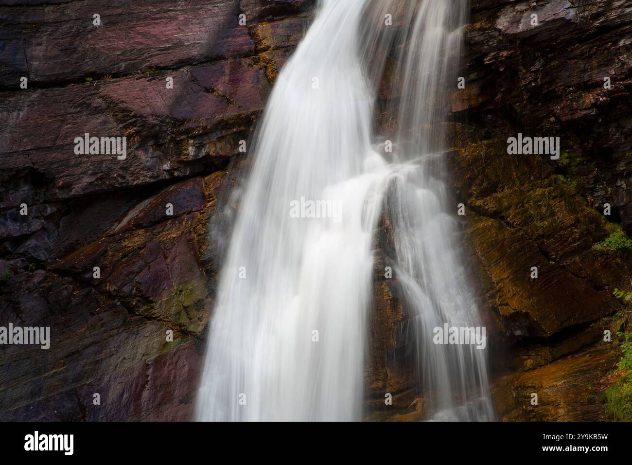 Baring Falls, Glacier National Park, Montana Stock Photo - Alamy