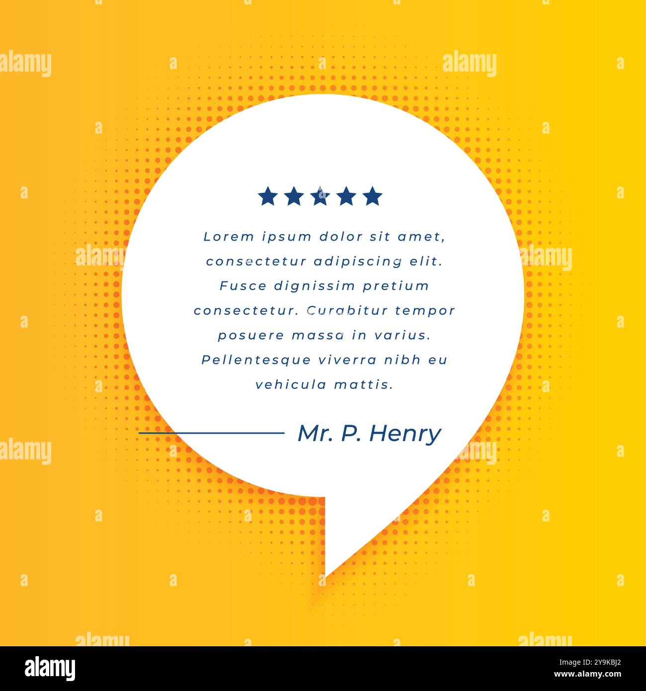 testimonial chat box background for inspiration quotes vector Stock ...