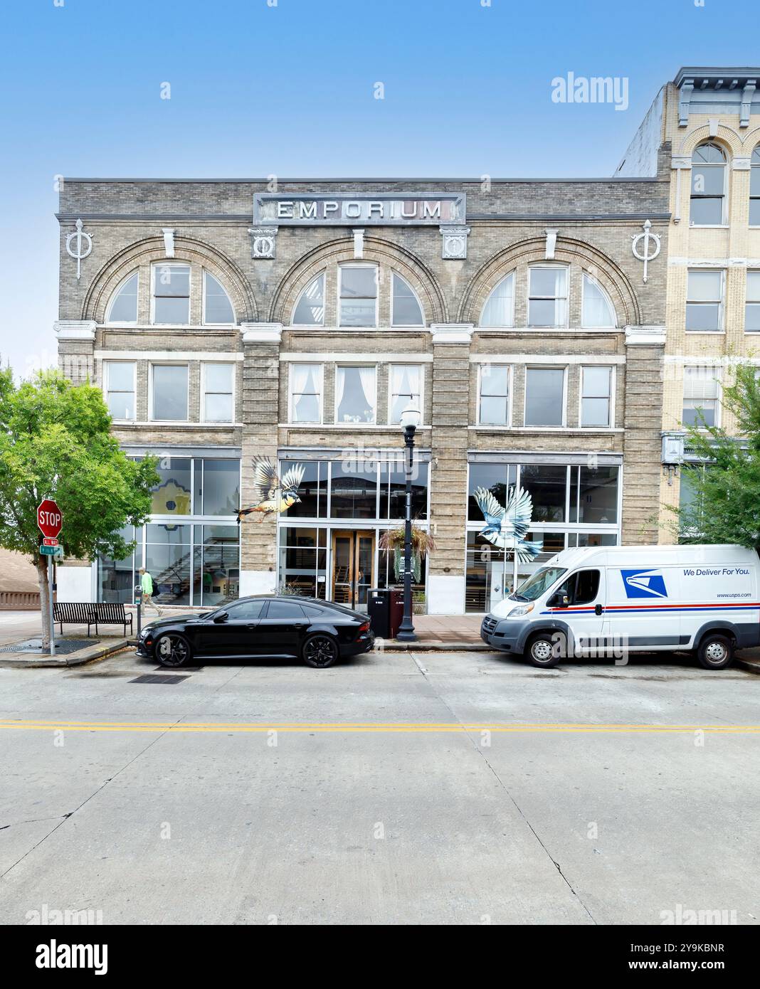 Knoxville, TN, USA-Sept. 17, 2024: The 1895 Emporium building ...