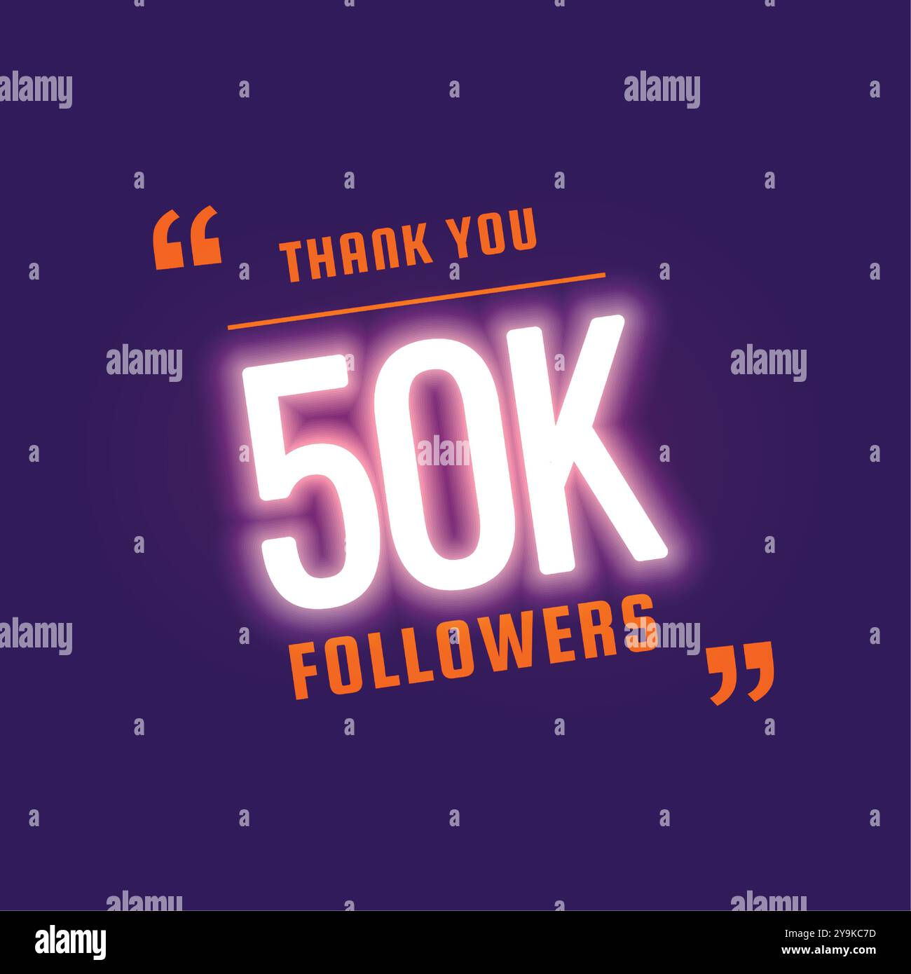 thank your 50k followers with these stunning socai media post design ...