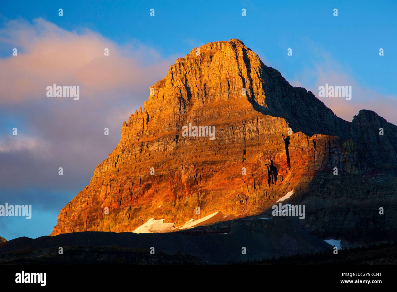 Clements Mountain from Highline Trail, Glacier National Park, Montana ...