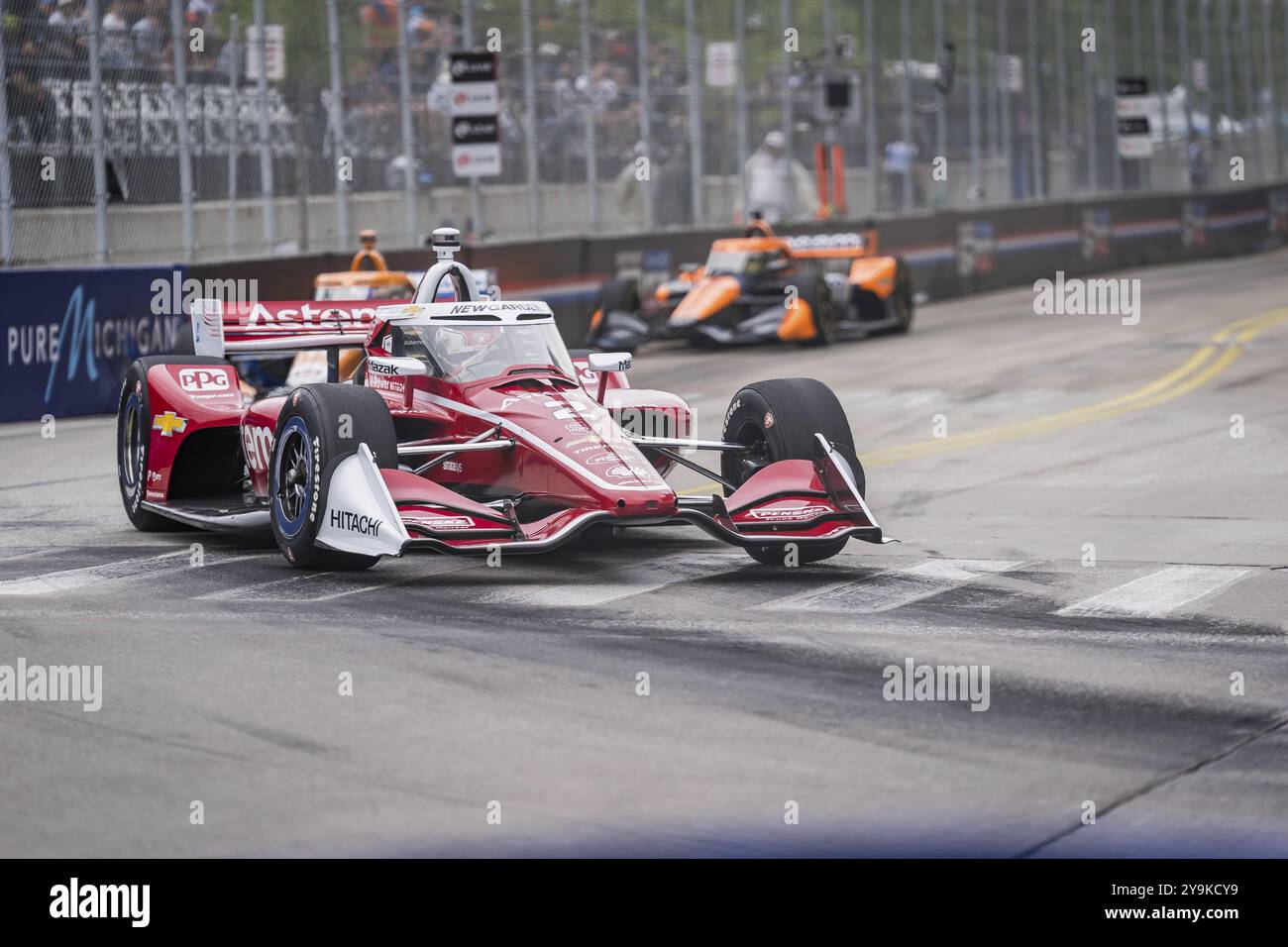 NTT INDYCAR SERIES driver, JOSEF NEWGARDEN (2) of Nashville, Tennessee ...