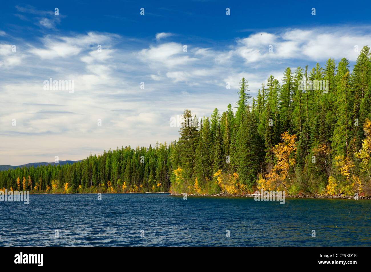 Kintla Lake from Boulder Pass Trail, Glacier National Park, Montana ...