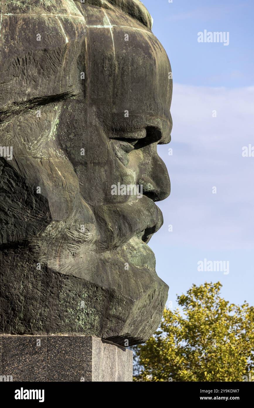 Karl Marx Monument, 40-tonne sculpture, best-known landmark of the city ...