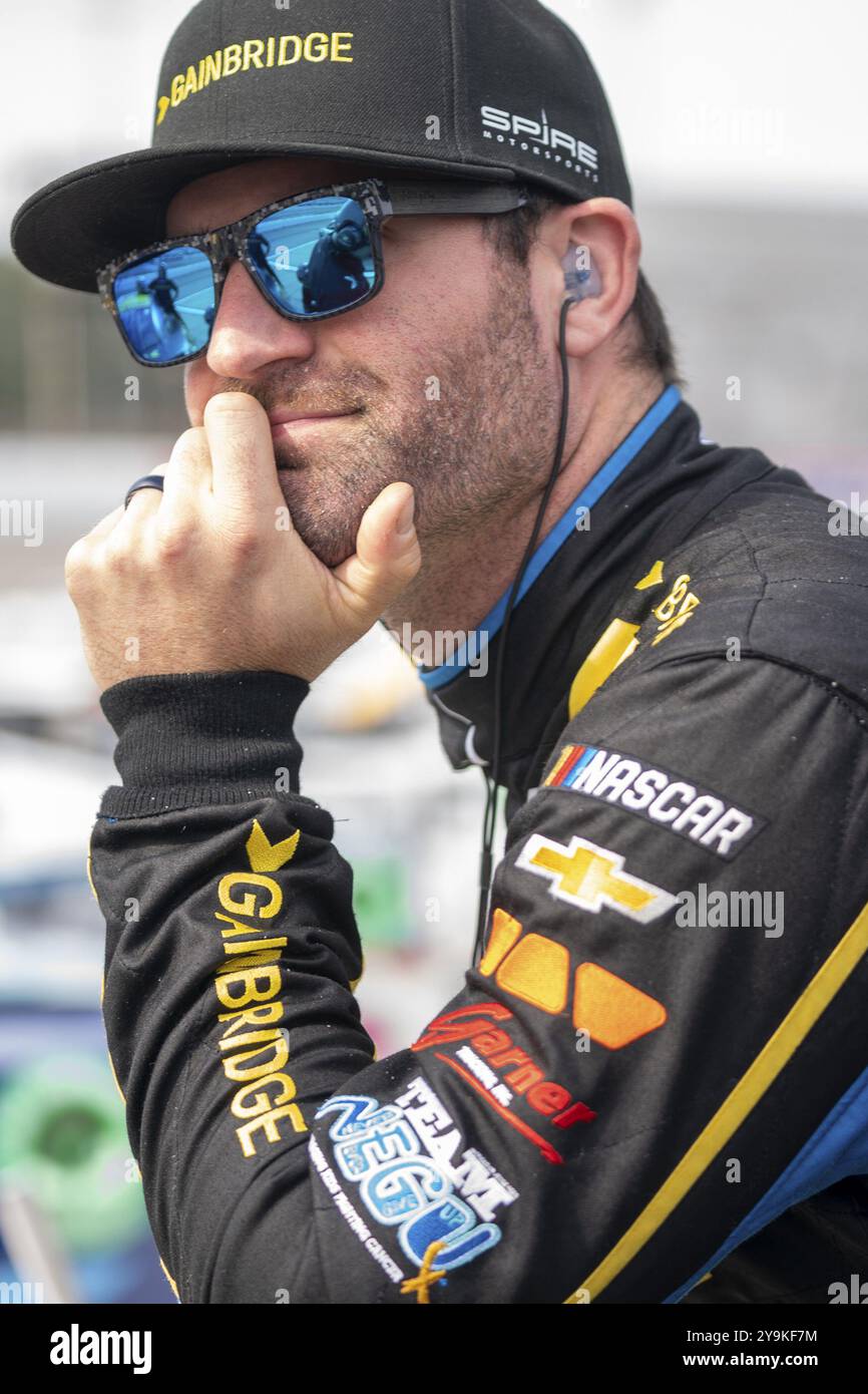 NASCAR Xfinity Series driver, SHANE VAN GISBERGEN, prepares for the ...
