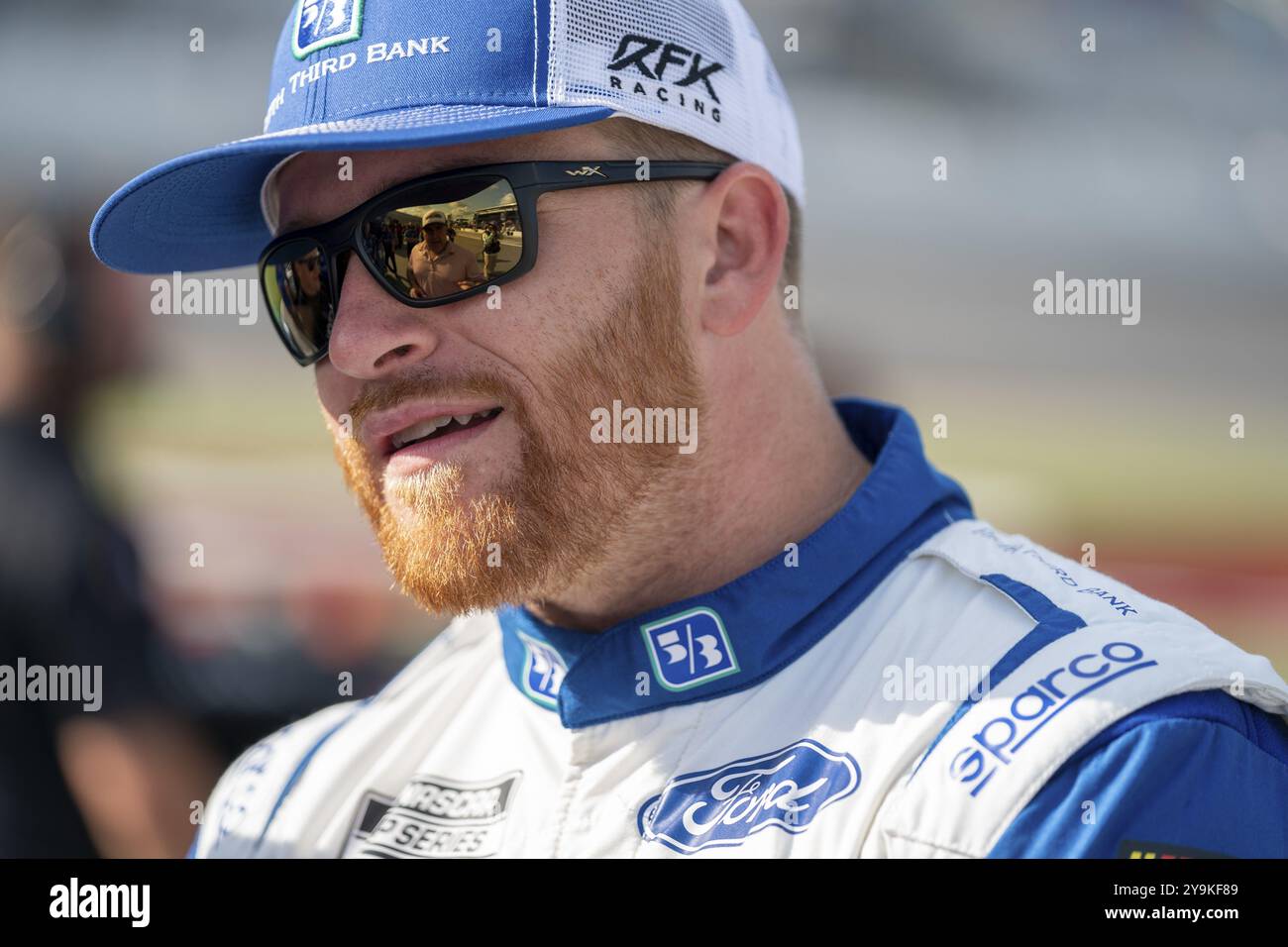 NASCAR Xfinity Driver, Chris Buescher (17) takes to the track to ...