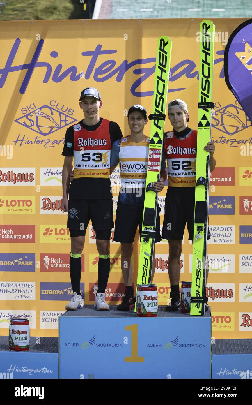 Award ceremony for the COC Cup summer ski jumping Hinterzarten 2024 ...