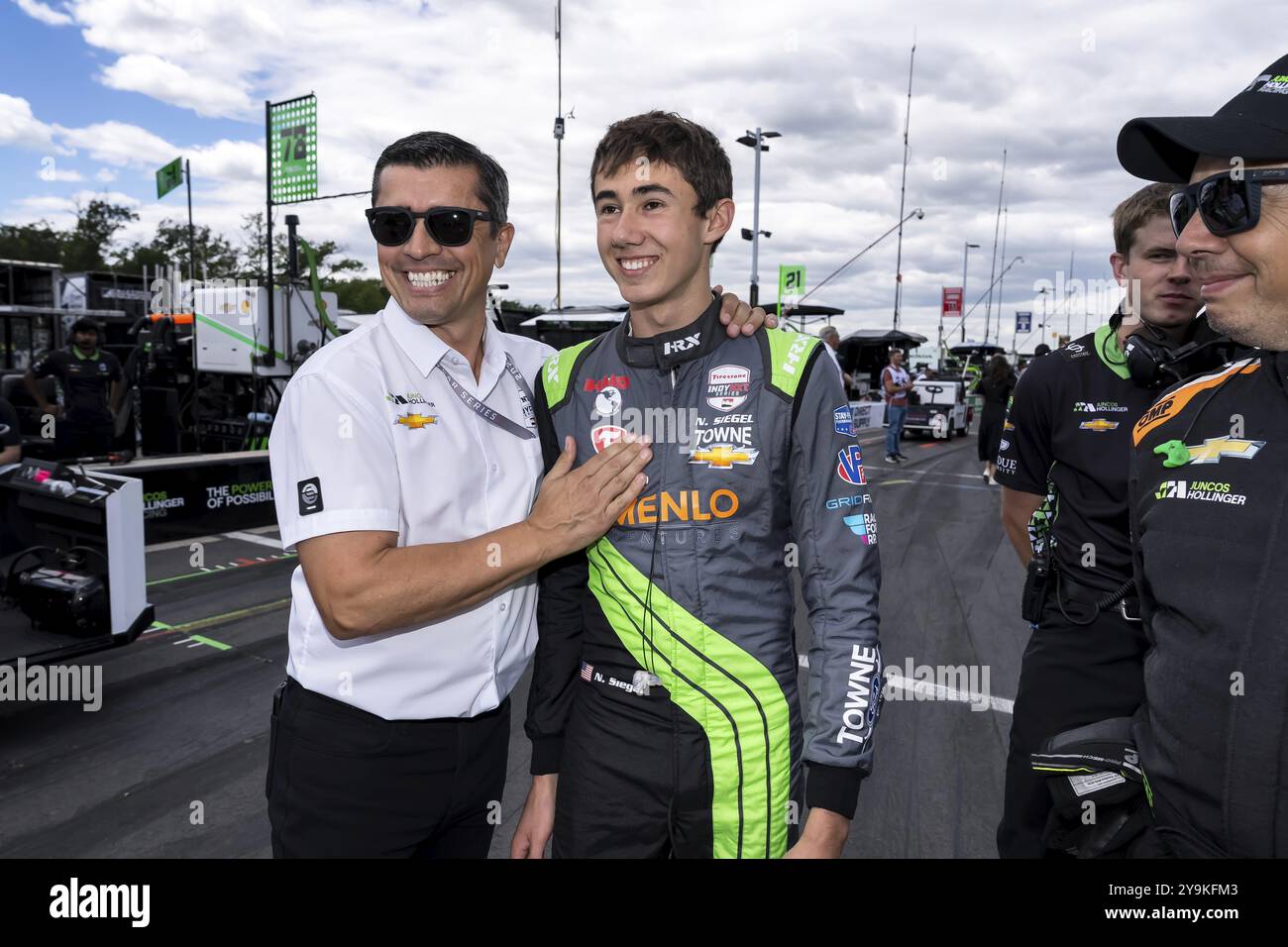 NTT INDYCAR SERIES driver, Substitute driver, NOLAN SIEGEL (78) from ...