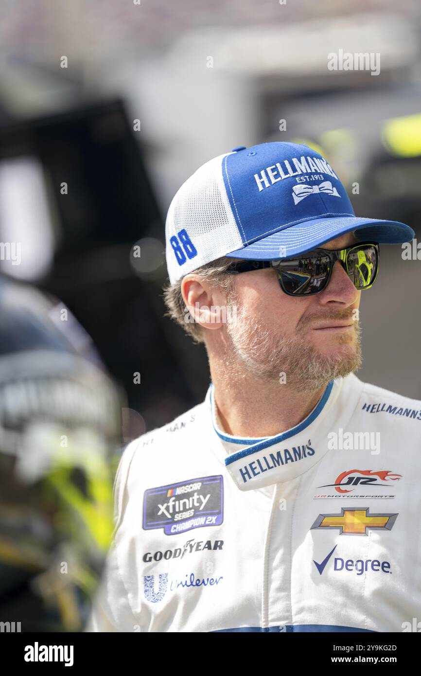 NASCAR Xfinity Series Driver Dale Earnhardt Jr. (88) takes to the track ...