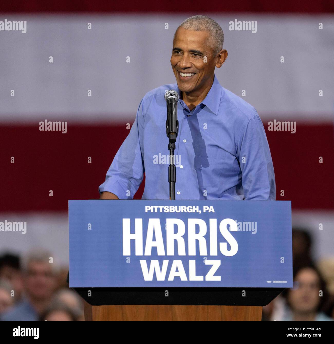 Pittsburgh, Pennsylvania, U.S.A. 10th Oct, 2024. Former President ...