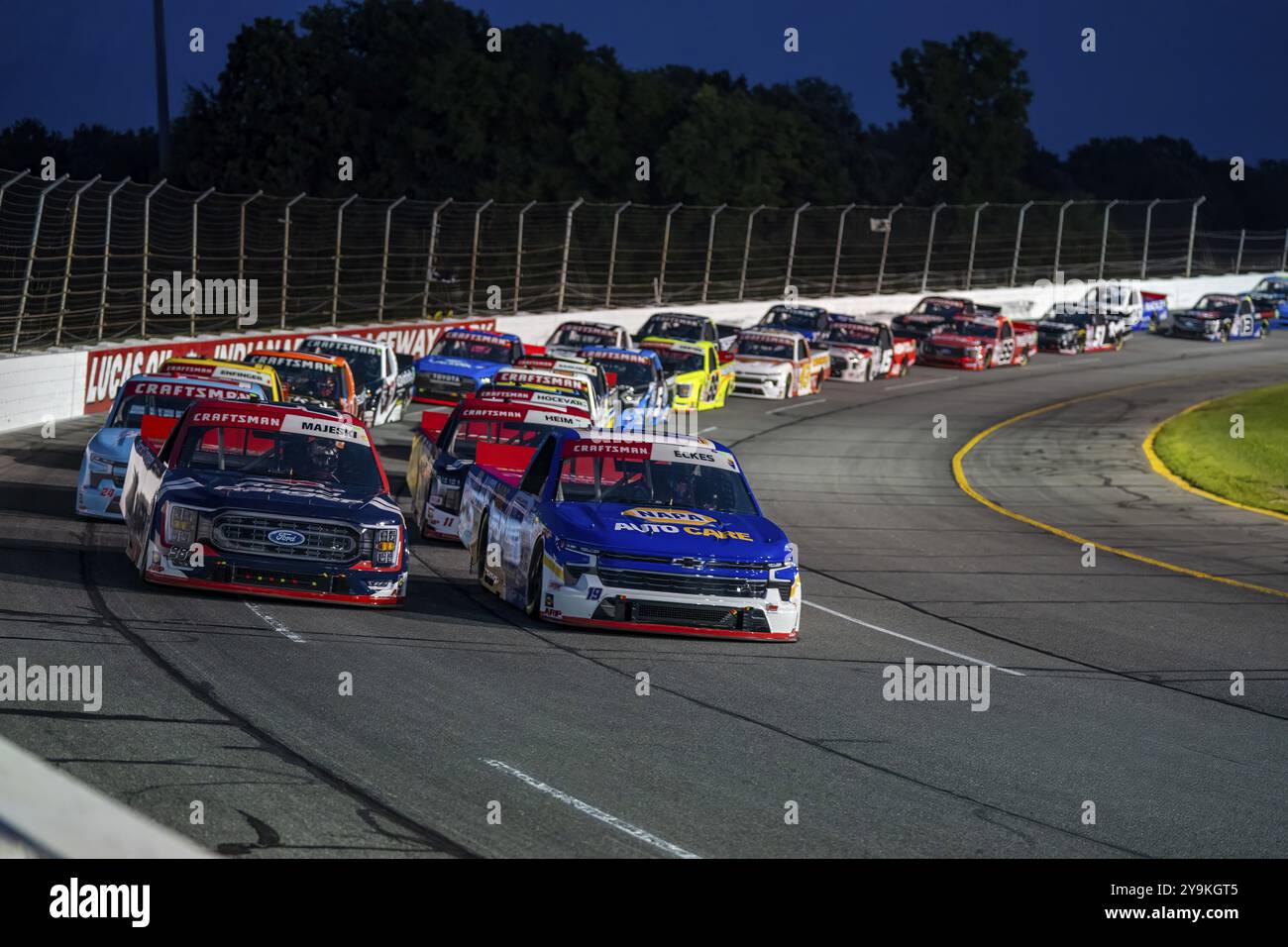 NASCAR Craftsman Truck series Driver, Ty Majeski (98) races for ...