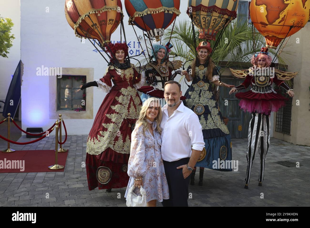 Jennifer Knaeble and Felix Moese at the Croatian Summer Festival at ...