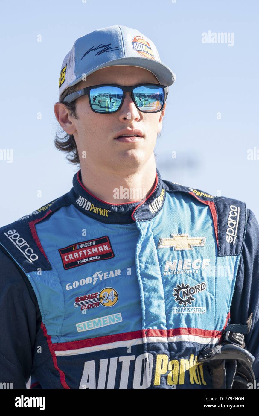 NASCAR Craftsman Truck Series Driver Lawless Allan (45) awaits for ...