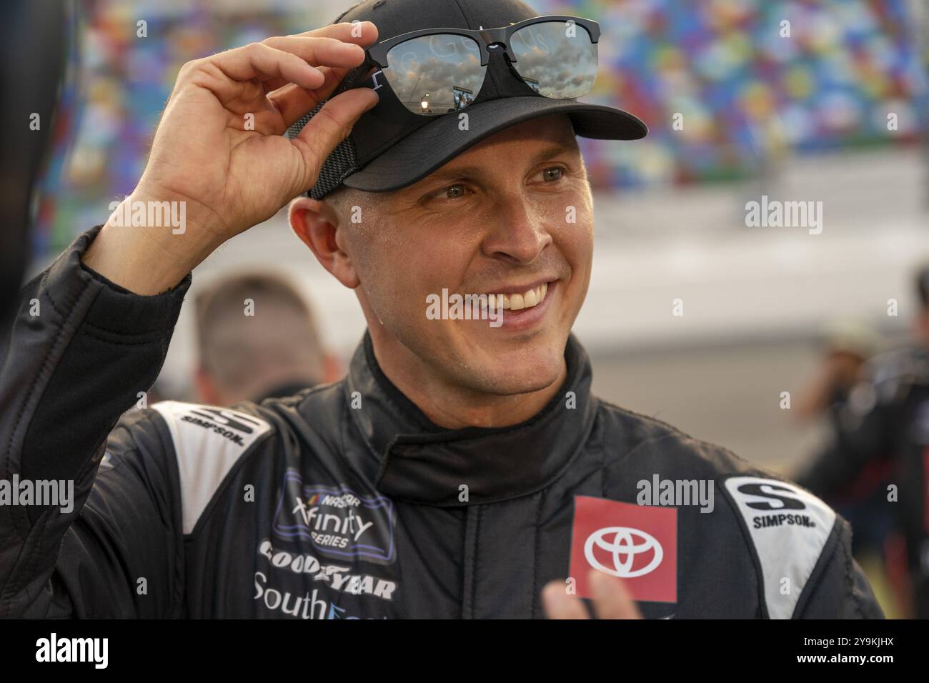 NASCAR Xfinity Driver, Trevor Bayne (19) takes to the track for the ...