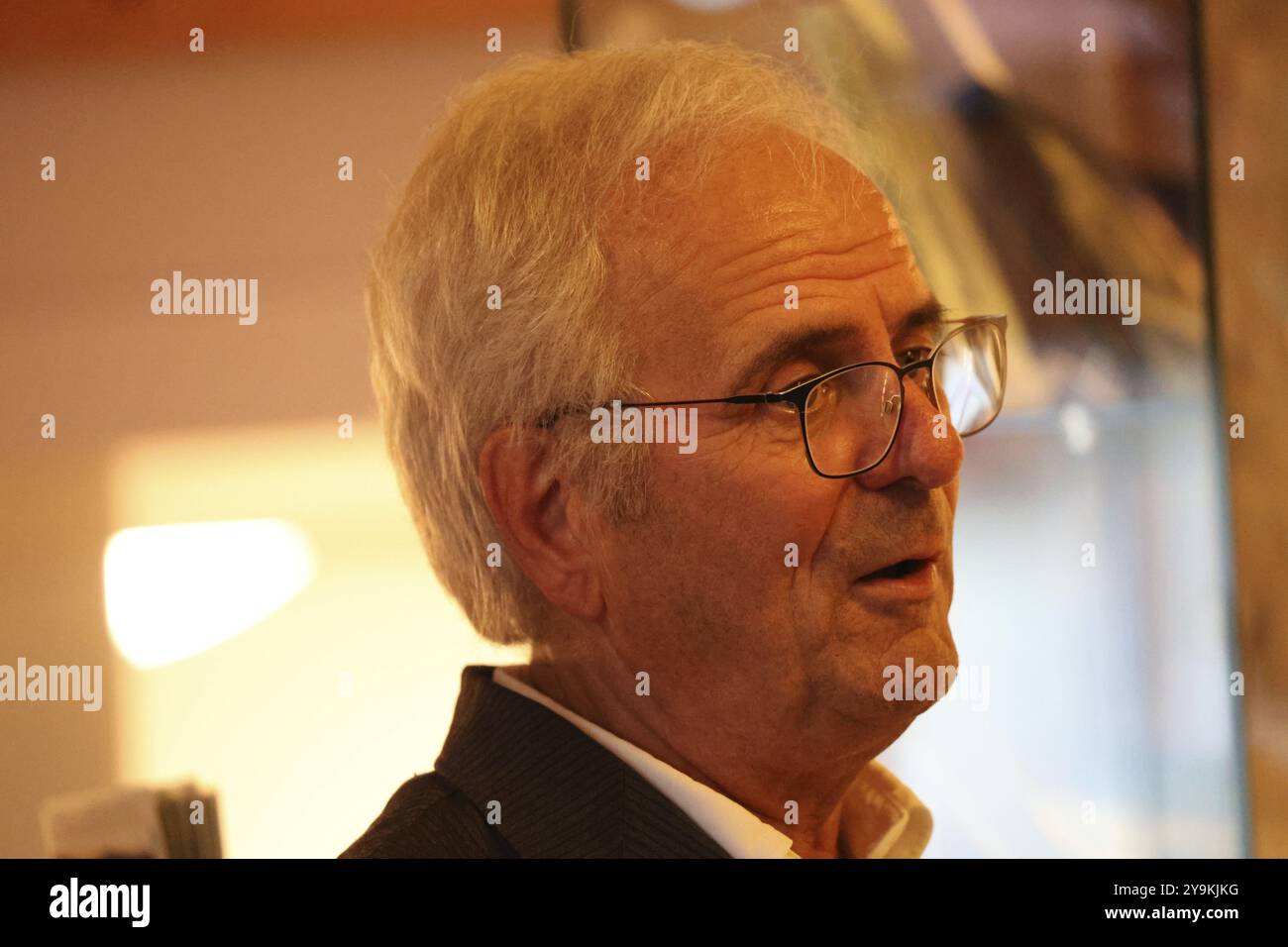 Manfred Kuner (President of the Black Forest Ski Association) at the ...