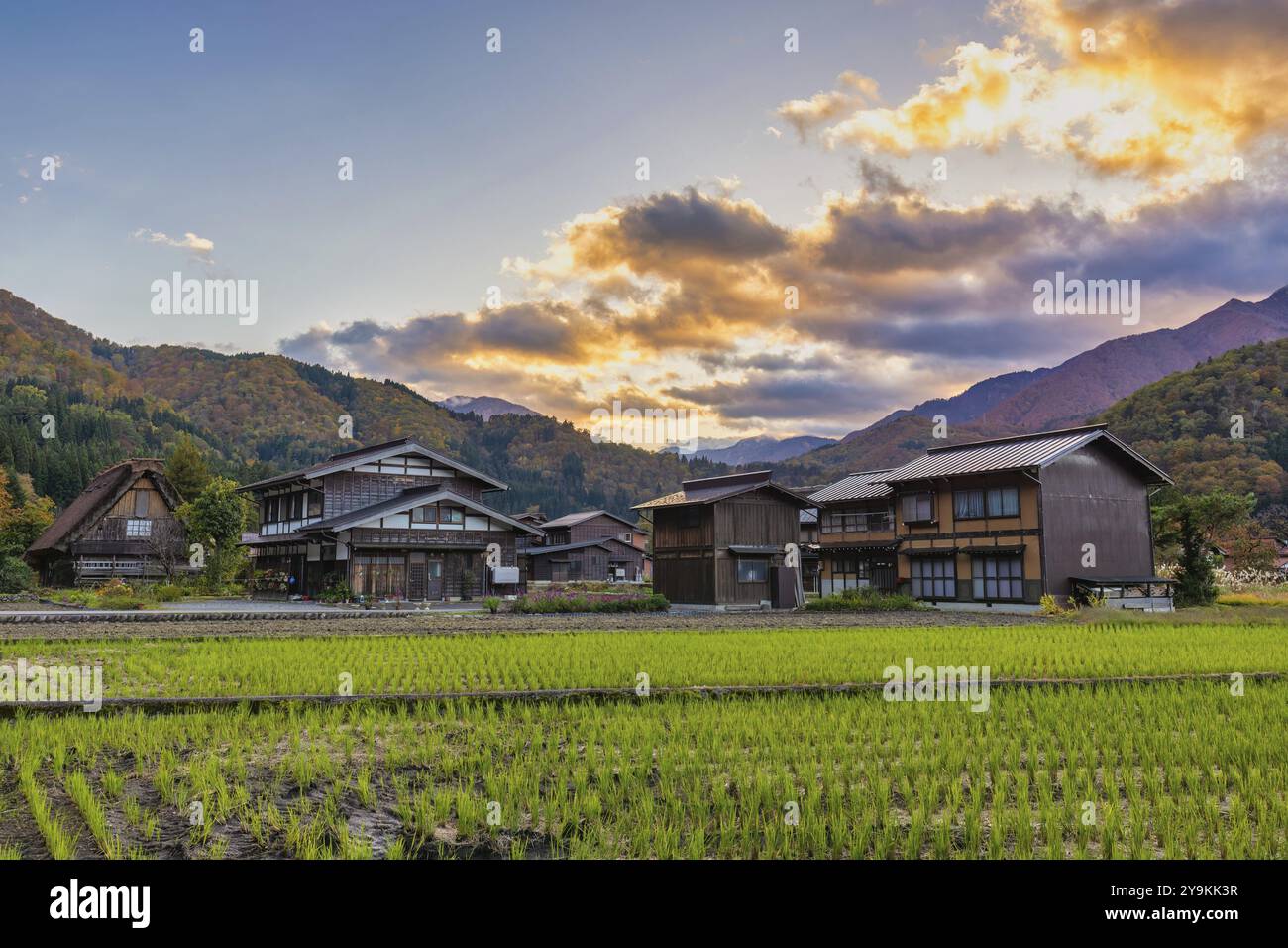 Shirakawago village Gifu Japan, Historical Japanese traditional Gassho ...
