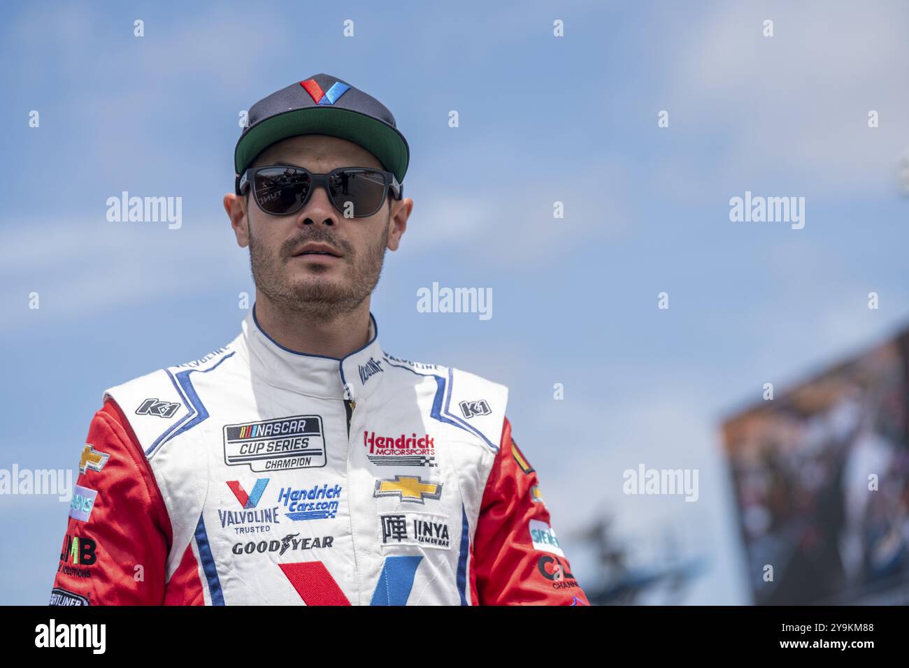 NASCAR Driver, Kyle Larson, prepares to race for the Toyota SaveMart ...