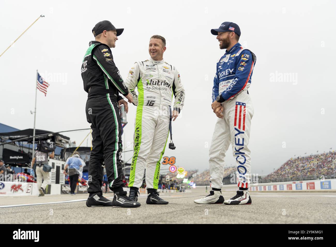 NASCAR Cup Series Driver, Ross Chastain (1) takes to the track after a ...