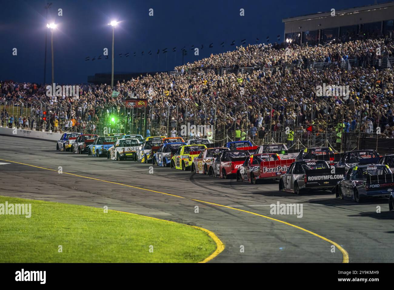 NASCAR Craftsman Truck series Driver, CARSON HOCEVAR (42) races for ...