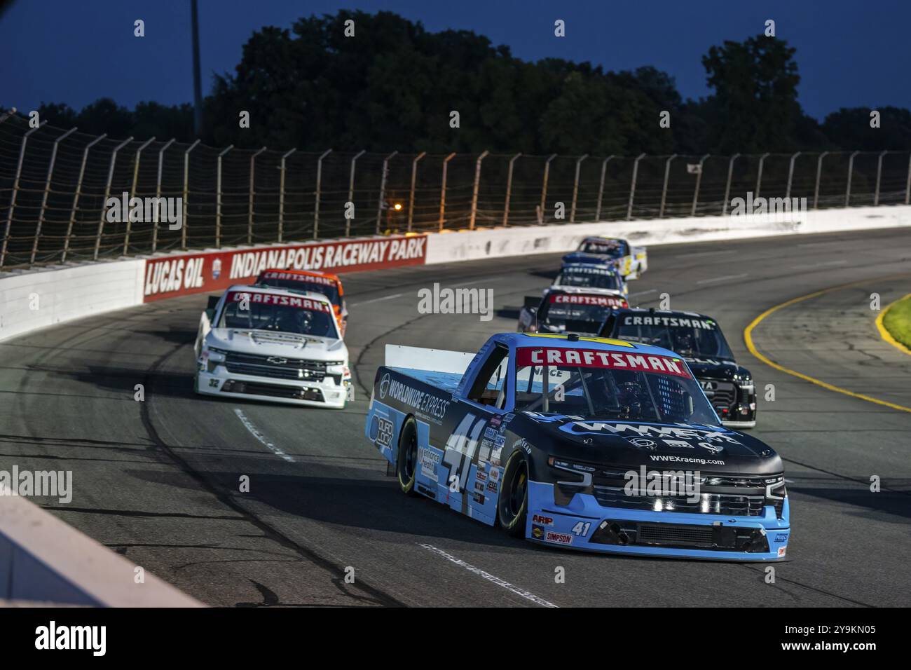 NASCAR Craftsman Truck series Driver, Shane Van Gisbergen (41) races ...
