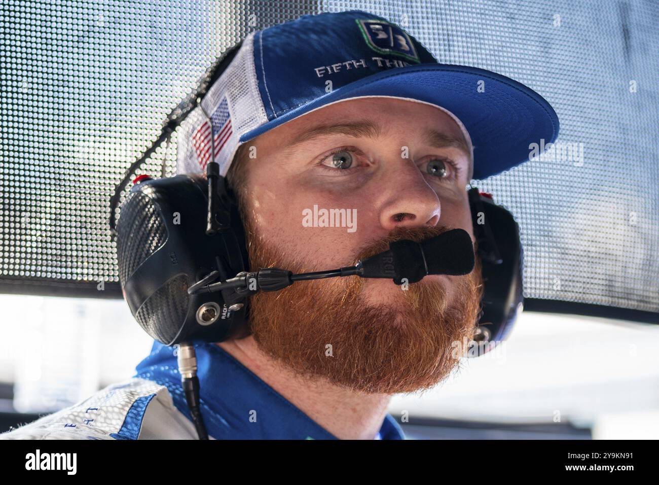 NASCAR Cup Series Driver Chris Buescher (17) takes to the track to ...