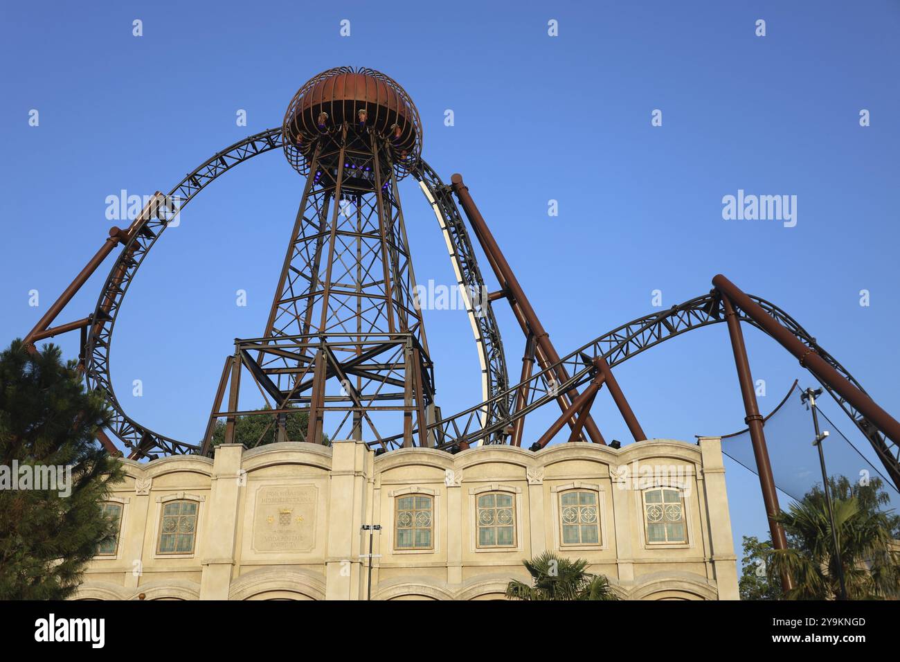 Inauguration of the new Voltron Nevera roller coaster at the Croatian ...