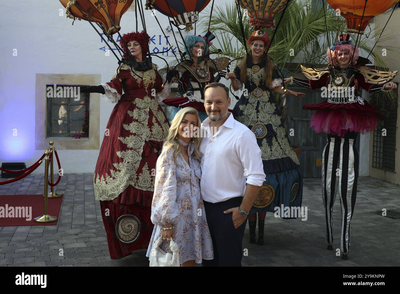 Jennifer Knaeble and Felix Moese at the Croatian Summer Festival at ...