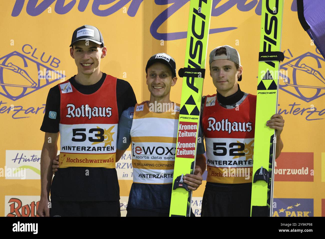 Award ceremony for the COC Cup summer ski jumping Hinterzarten 2024 ...