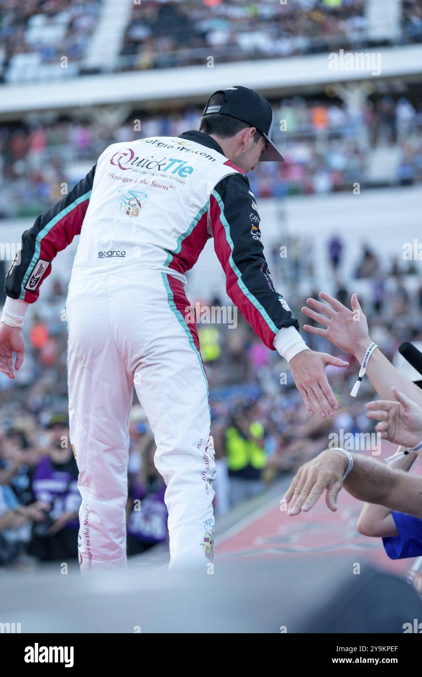 NASCAR Cup Driver, Chandler Smith (13) takes to the track for the Coke ...