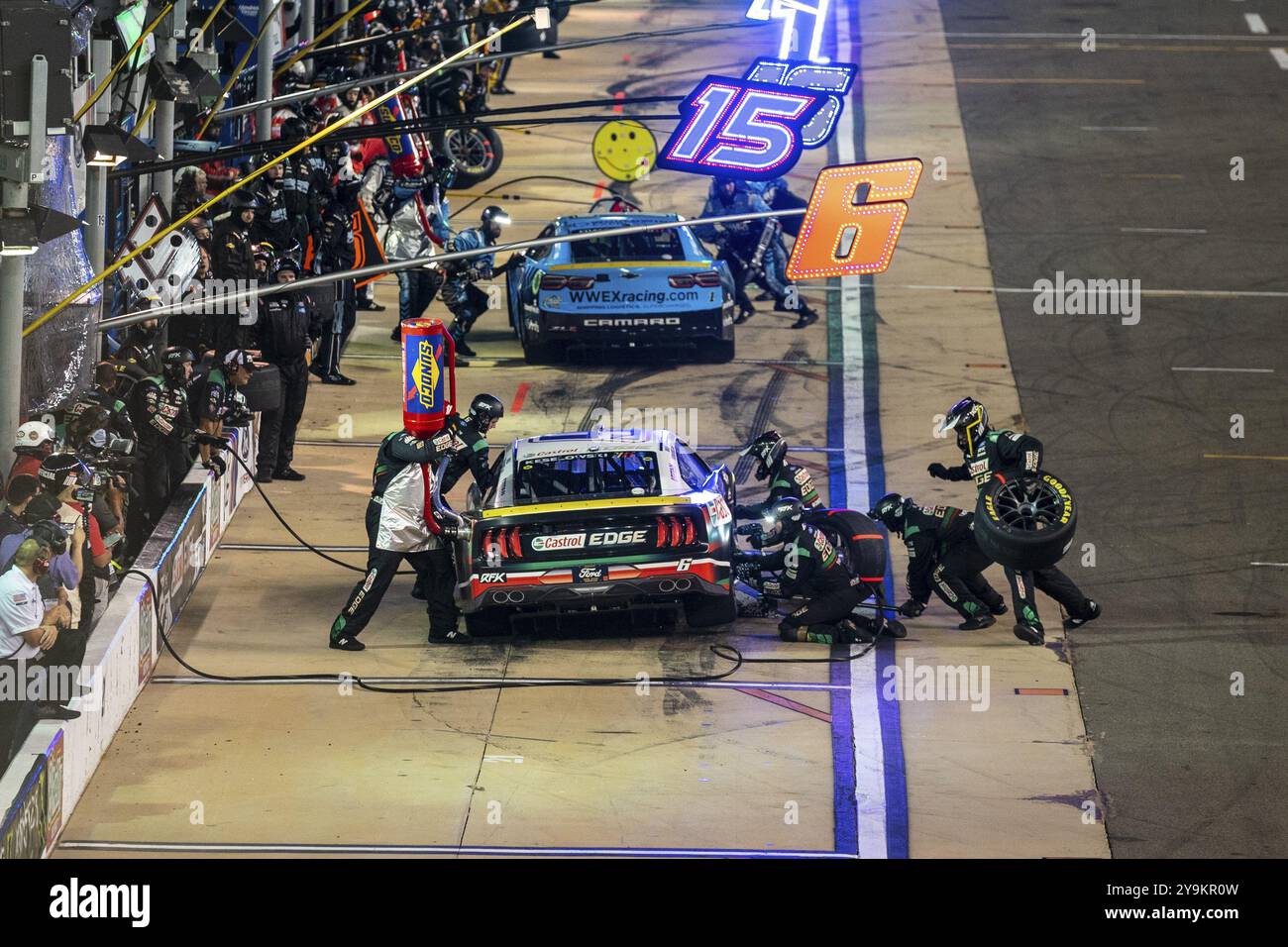 NASCAR Cup Series Driver Brad Keselowski (6) races for position for the ...